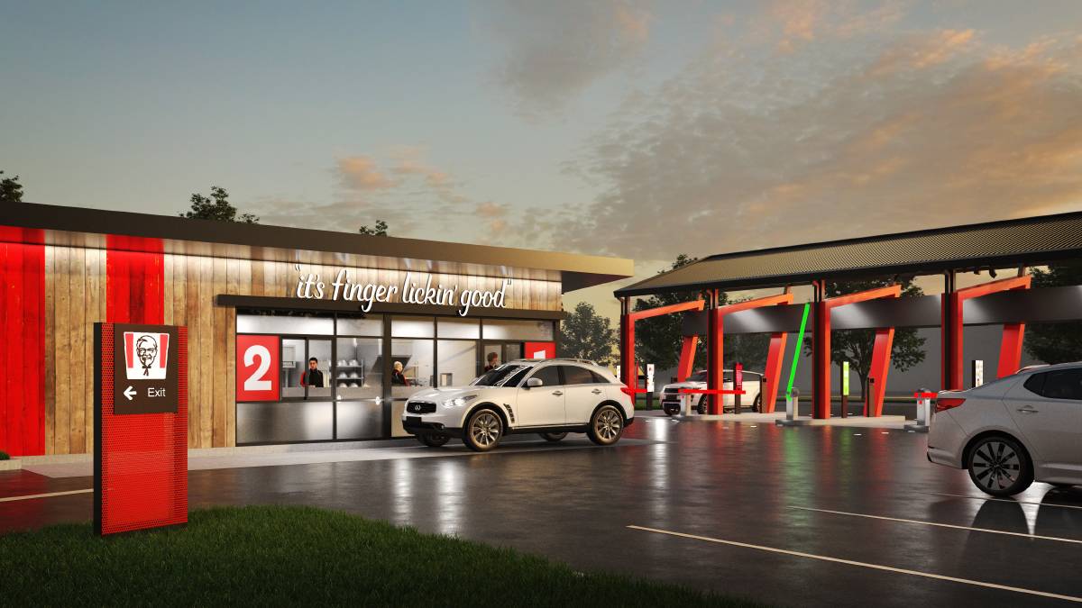KFC’S DRIVE-THROUGH-ONLY STORE - Restaurant & Café