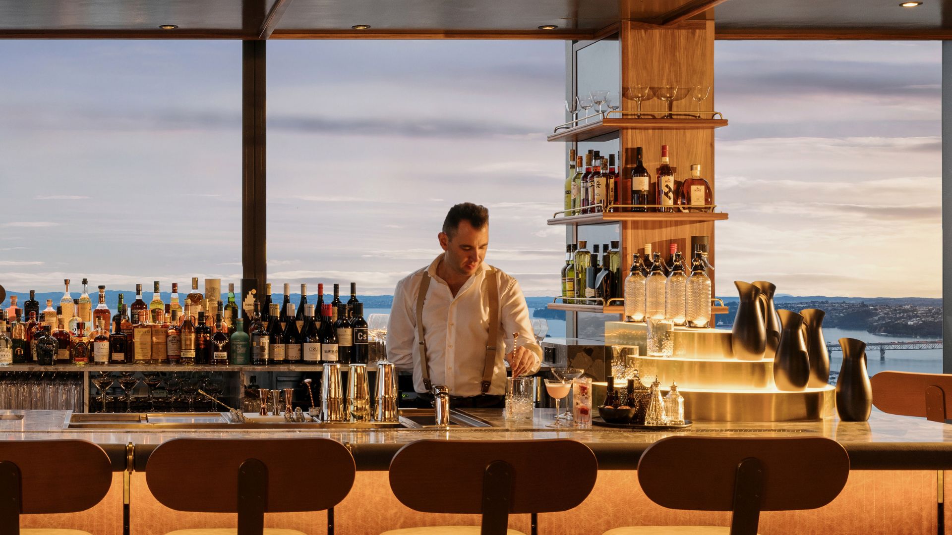 Bar Albert Offers Sky High Views and Winter Cocktails - Restaurant & Café