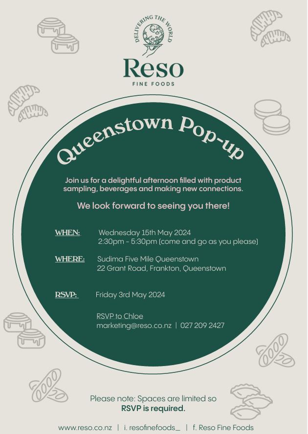 Reso Fine Foods Announce Pop-Up - Restaurant & Café