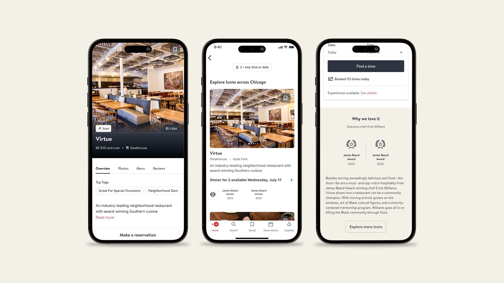 OpenTable Launch Icons Platform - Restaurant & Café